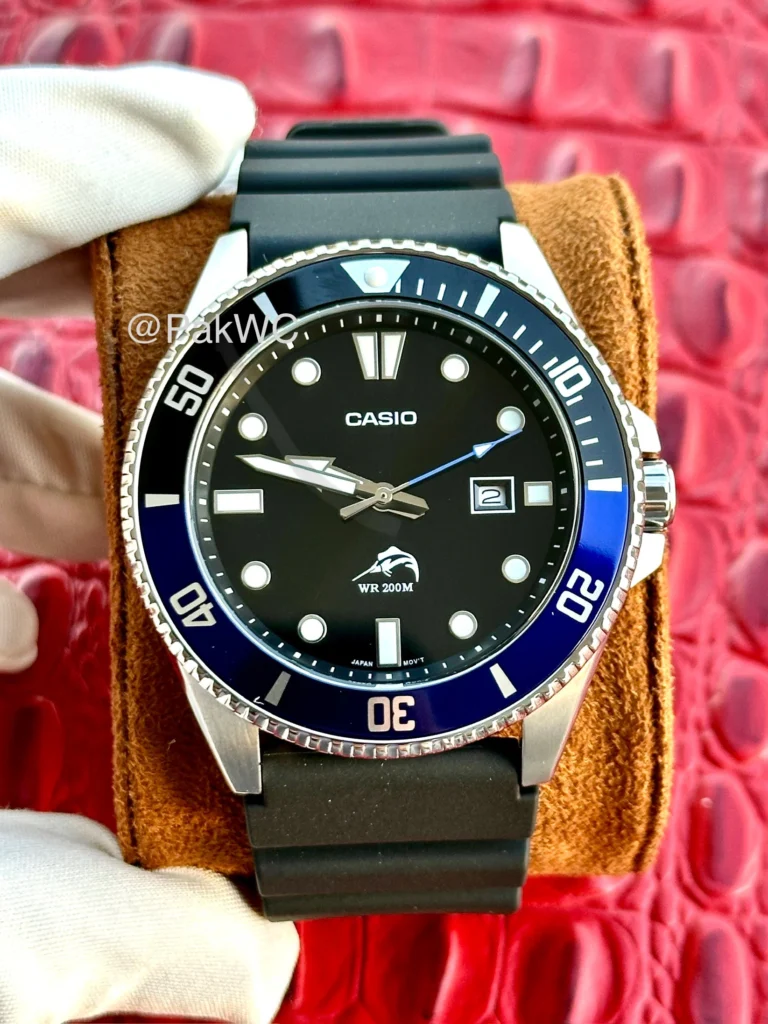 Casio Duro Blue/Black Quartz MDV106B-1A 44mm | PakWC