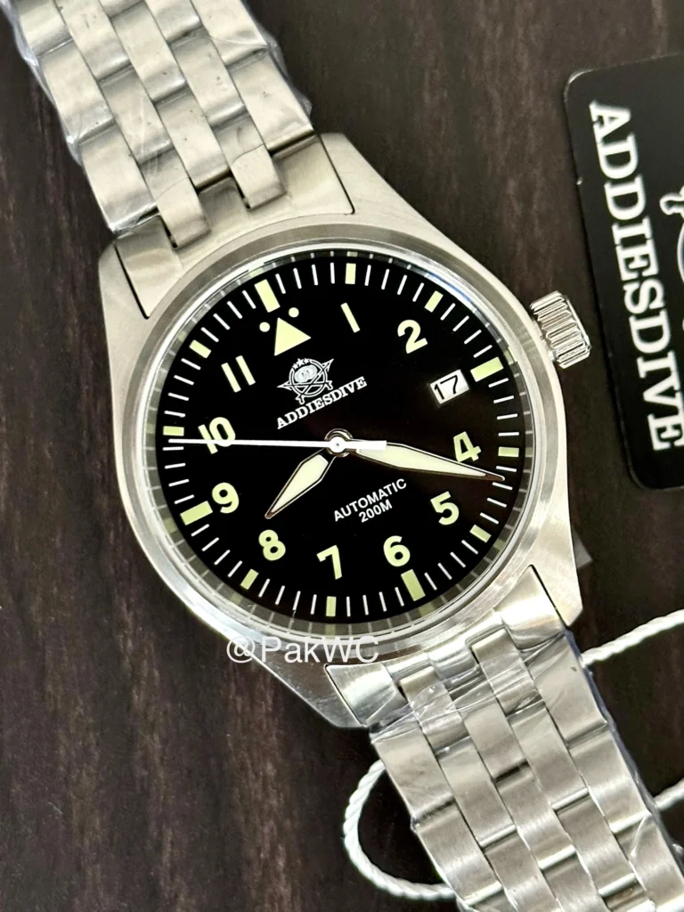 Addiesdive Pilot Watch Automatic Men AD2519 39mm